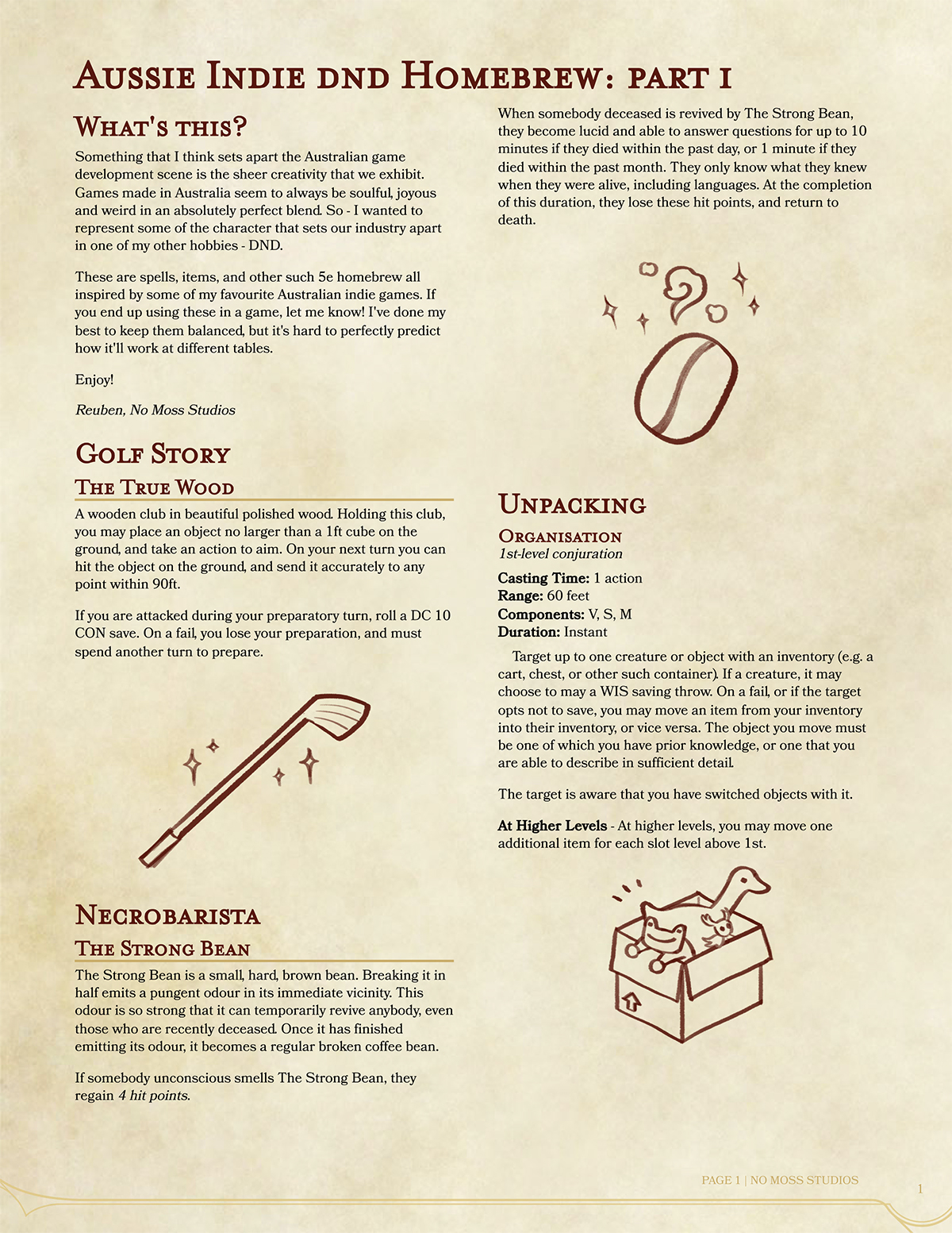 Aussie Indie DND Homebrew | Dev Blog