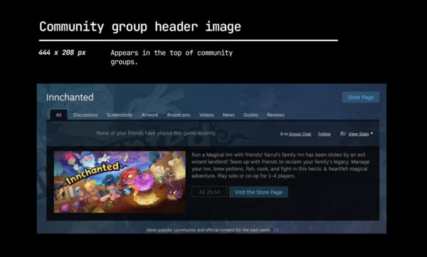 A Handy Guide to Graphical Assets on your Steam Store Page | Dev Blog