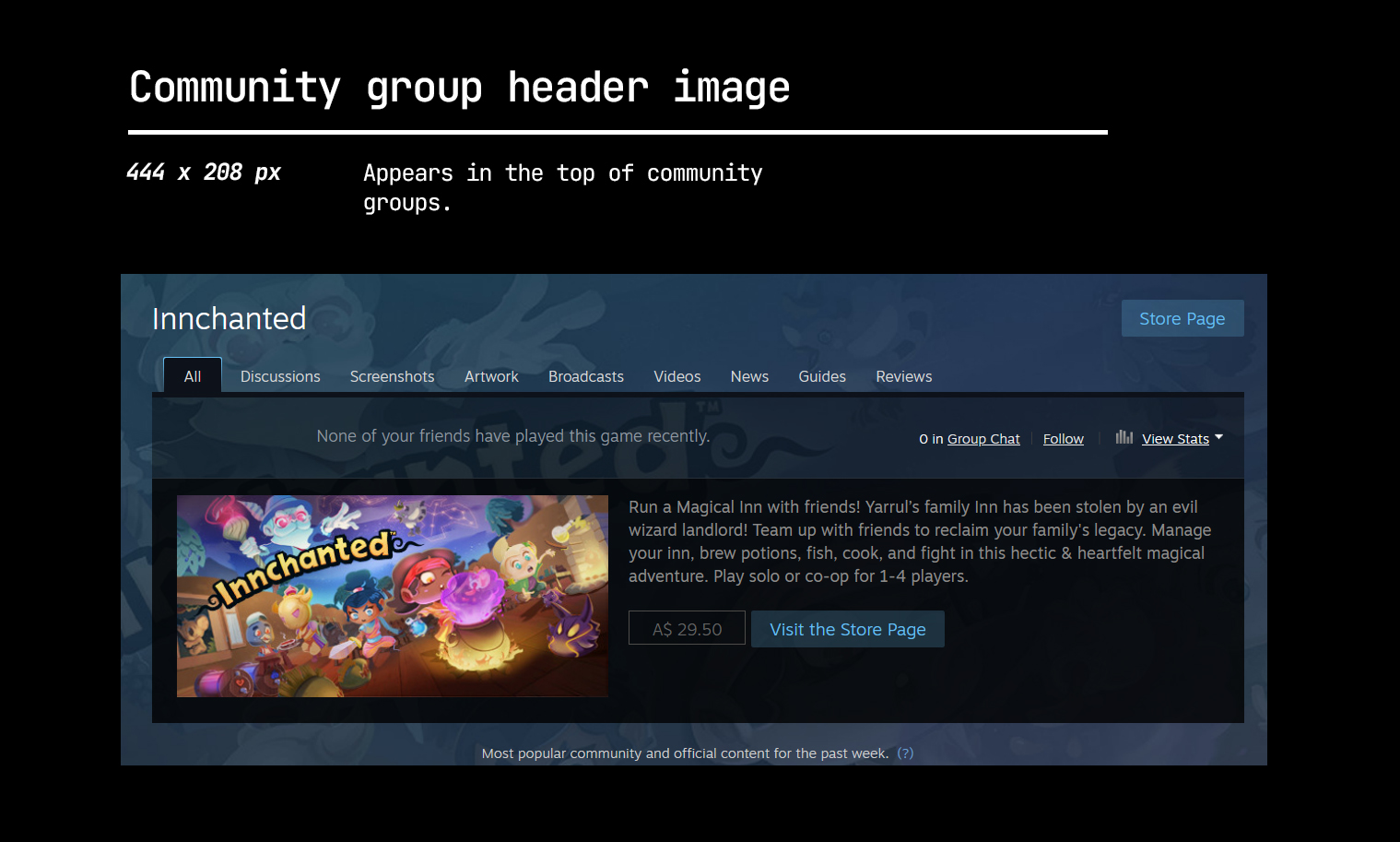 A Handy Guide to Graphical Assets on your Steam Store Page | Dev Blog